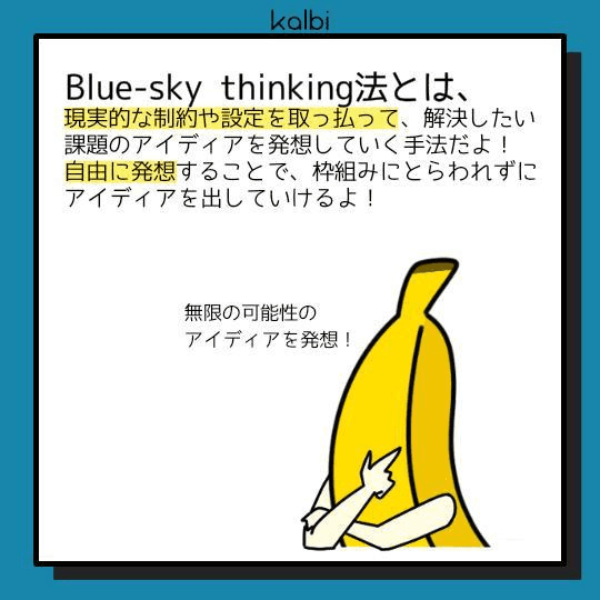 Blue-sky Thinking法