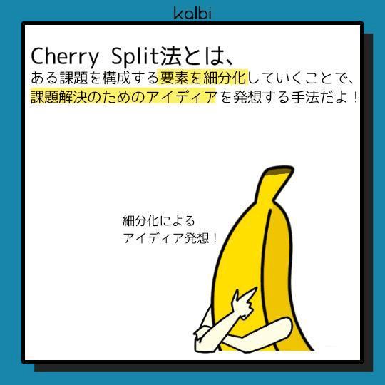 Cherry Split法 | kalbi.jp}